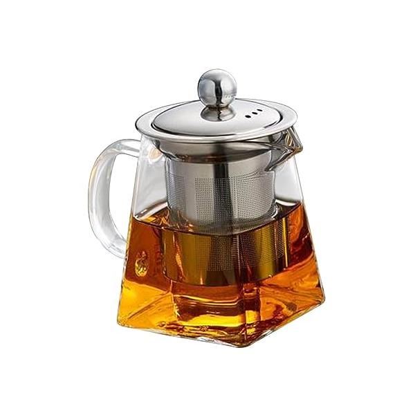 商品名:  HOMSFOU Infuser Tea Cup Milk Cup Tea Kettle Beer Pitcher Tea Steeper Metal Water Jug Loose Leaf Tea Pot Tea Jug Dr...