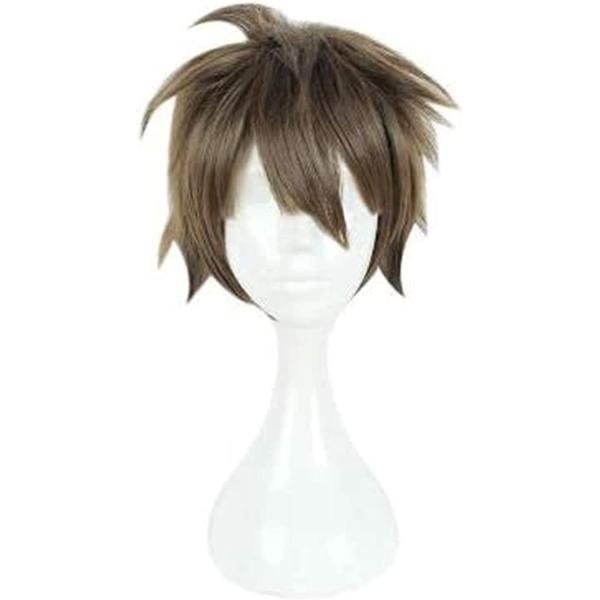商品名:  Mudson ydound Cosplay Wig Anime Cosplay Wig Brown Short Hair Wig Comic-Con Christmas Carnival Halloween Party Dail...