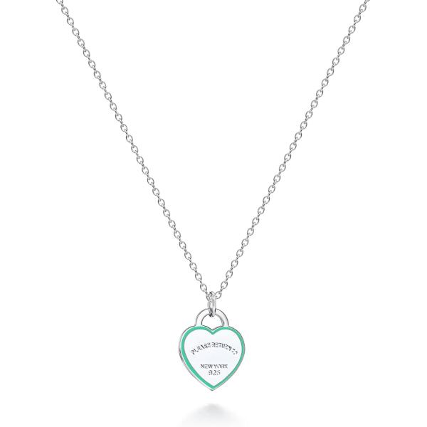 商品名ShTQior ハートペンダントネックレス レディース シルバー シンプル 華奢なハートチャームチェーン バレンタイン/記念日/誕生日プレゼントに, M, 銅, 宝石なしShTQior Heart Pendant Necklace f...