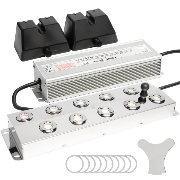商品名: Toriexon 超音波ミストメーカー 霧吹き器 10ヘッド Toriexon Upgrade Ultrasonic Fogger 10 Head, Ultrasonic Mist Maker with Float, 7000ml...