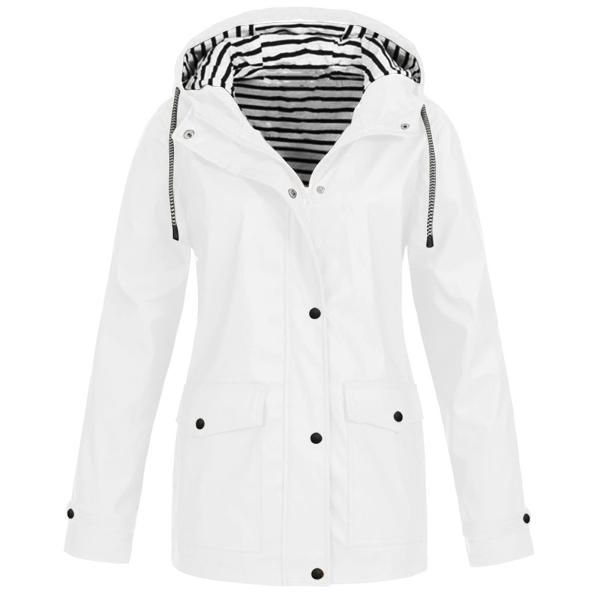 商品名:  White Winter Coats For Women, Solid Waterproof Rain Jacket Warm Snow Coat Hooded Womens Jackets Ski Coat With Hood...