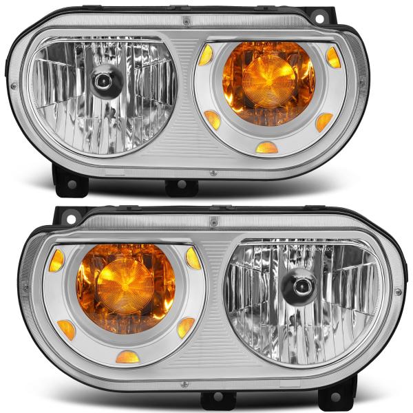 商品名:  Jenuo Headlights Assembly Fit For 2008-2014 Dodge Challenger 2008 2009 2010 2011 2012 2013 2014 Dodge Challenger 0...