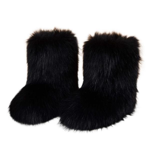 商品名:  PopieL Women's snow boots, Europe and the United States British style plush with non-slip winter outdoor cold fur ...