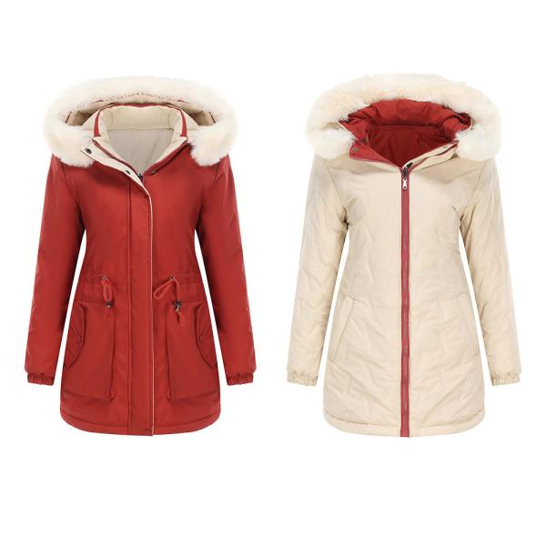 商品名:  Bilqis Women Clothing Clearance Puffy Jackets,Women Sherpa Lined Jackets 3XL,Womens Fleece Lined Sherpa Coat,Long ...