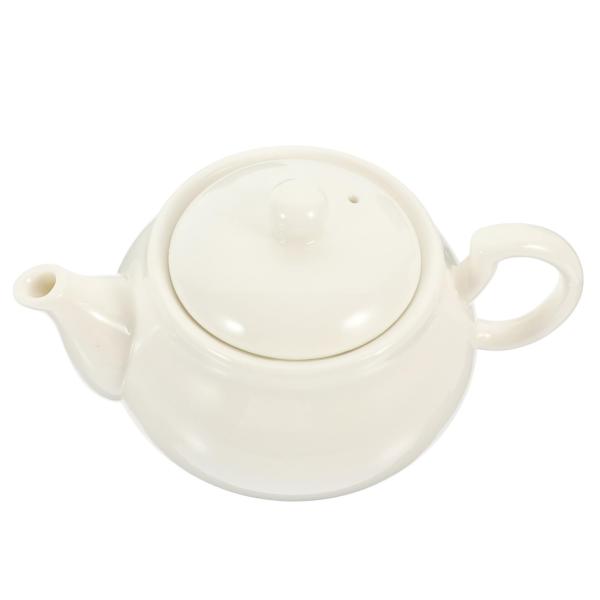 商品名:  FUOYLOO White Porcelain Tea Set Ceramic Teapot White Tea Kettle Bone China Tea Cups Ceramic Tea Pot White Teapot W...