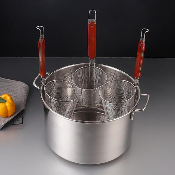 商品名:  3/4/5 Holes Pasta Cooker Insert Set, Stainless Steel Pasta Pot And Insert Strainer Basket Cookware for Home Kitche...