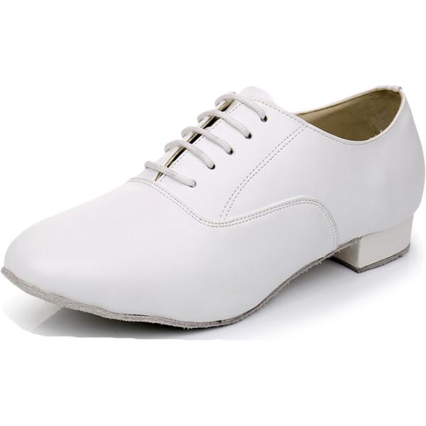 商品名ZengyeZoo Ballroom Dance Shoes for Men Lace-up Latin Performance Dancing Shoes X8002 White US 5.5ブランド：ZengyeZoo商品サイズ：...
