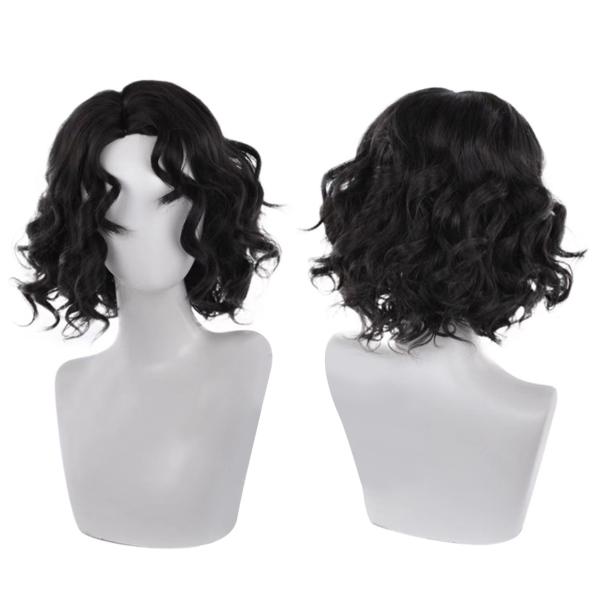 商品名:  Eioflia Jesus Wig, Halloween Wigs for Men Black Short Curly Wig Men Natural Fluffy Men Cosplay Wig Halloween Party...