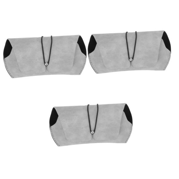 商品名:  CALLARON 3pcs Box Eyeglass Case Cross Brooches for Women Sunglasses Protector Denim Belt Frosted Eye Case Glasses ...