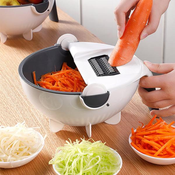 商品名:  Upgraded Multi-Function Food Chopper For Home, Kitchen Vegetable Cutter Slicers With Container Veggies Chopper Pee...