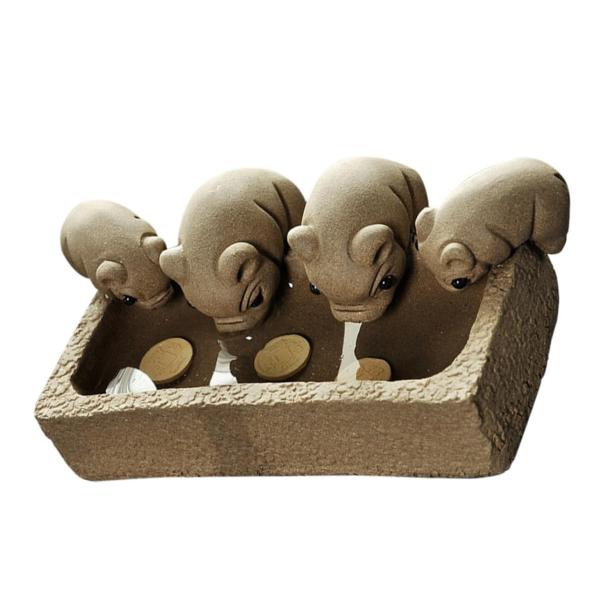 商品名:  Holibanna 1pc Tea Pet Ornament Desktop Accessories House Accessories for Home Statue Pottery Pig Tea Play Sculptur...