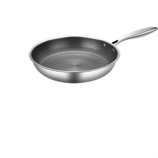 商品名:  TEIDEA Cooking Set Stainless Steel Full Screen Honeycomb Frying Pan Household Fried Egg Steak Pancake Easy to Clea...