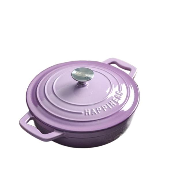 商品名:  TEIDEA Cooking Set Purple Enamel Cast Iron Stock Pot with Lid Saucepan Casserole Kitchen Accessories Cooking Tools...