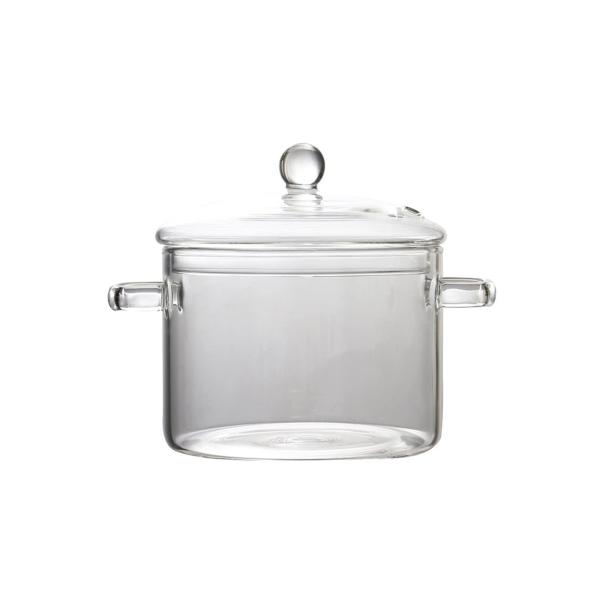 商品名:  TEIDEA Cooking Set Pot Glass Pots Cooking Microwave Lids Handled Pans Sauce Cookware Noodle Instant Heat Resistant...