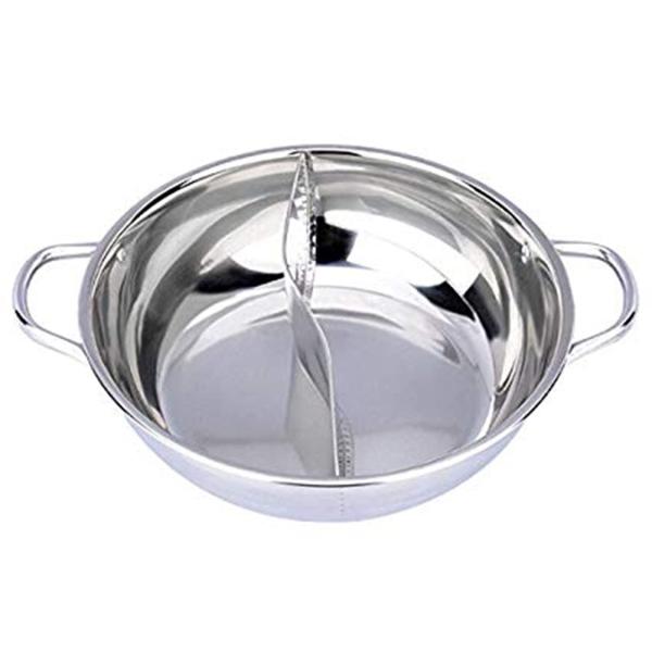 商品名:  TEIDEA Cooking Set 28cm Soup Pot Stainless Steel Division Hot Pot Dual Sided Yuanyang Pan Home Restaurants Kitchen...