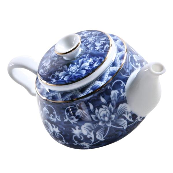 商品名:  STAHAD Blue and White Porcelain Teapot Hot Water Kettle Portable Tea Kettle Teapot Ceramic Portable Teapot Pour ov...