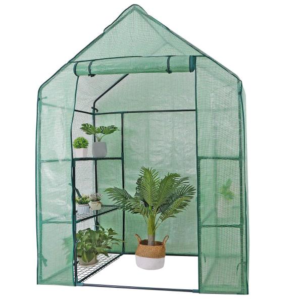 商品名:  CutuLi Portable Mini Walk-in Greenhouse - 6 Shelves, 3 Tiers, Outdoor Planter Houseブランド: CutuLi商品番号: E174113329854...