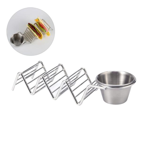 商品名:  DECHOUS 2 Pcs Comal for Tortillas Prensa Para Tortillas Mexican Pancake Rack Taco Holder Taco Tack 304 Stainless S...