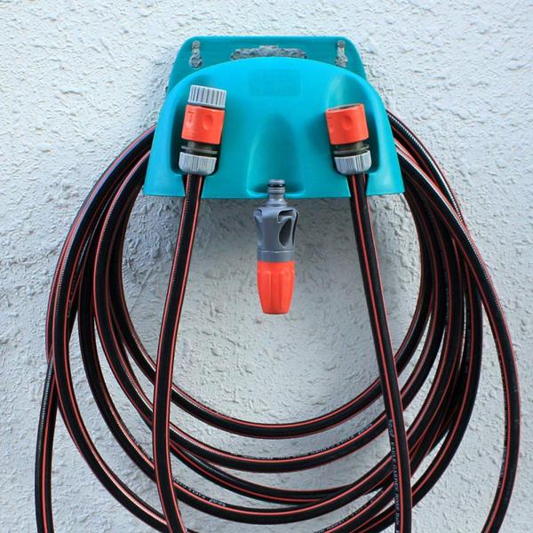 商品名:  GLOGLOW Portable Wall Mounted Garden Hose Pipe Hanger Holder - ABS Material - Easy to Use and Assemble - Suitable ...