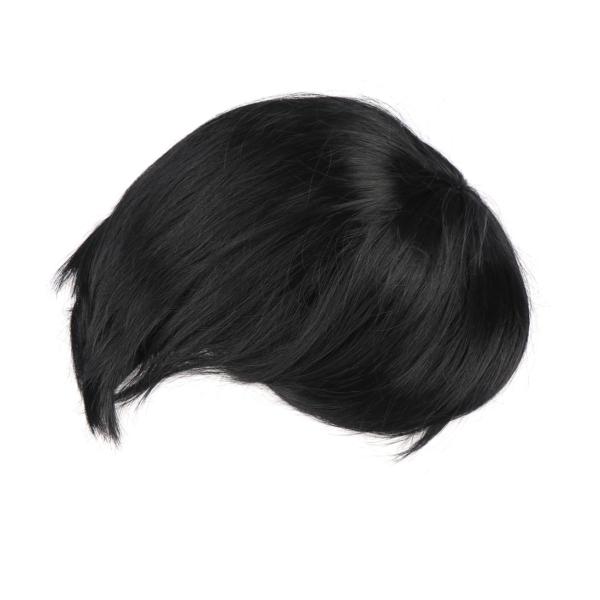 商品名:  Ipetboom Male Realistic Short Hair Bangs Wig Hair Accessories Black Cosplay Wig Black Outfits Short Hair Wigs Hall...