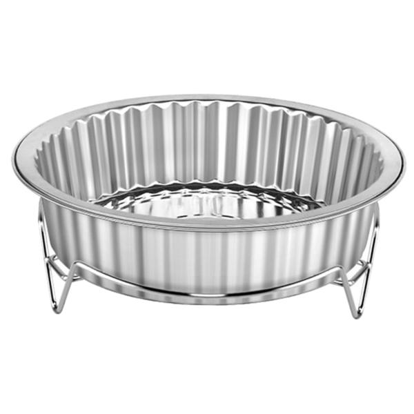 商品名:  BIUDECO 1 Set Stainless Steel Poon Choi Korean Ramen Pot Stainless Steel Cookware Metal Pot with Rack Ramen Noodle...