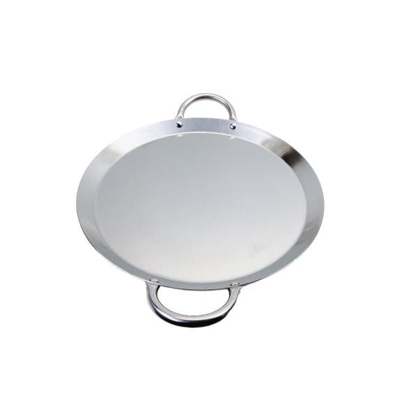 商品名:  14" Stainless Steel Round Comal Double Handle Griddle Pan Grill Fry Tray Cookブランド: PROLINEMAX重量: 1814g商品番号: 海外の輸入品...