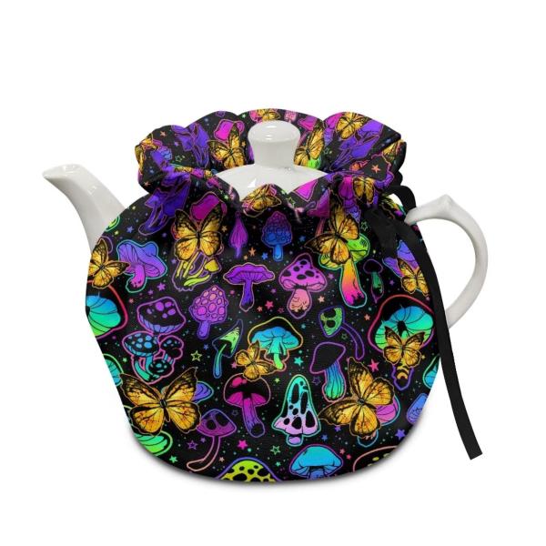 商品名:  Flashideas Mushroom Butterfly Tea Cosy Keep Warm Teapot Protective Cover Durable Insulated Tea Kettle Dust Cover f...