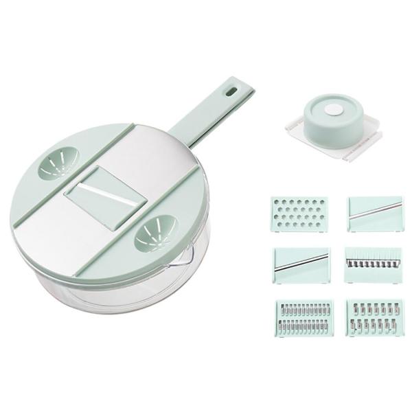 商品名:  Home Use Rustproof Vegetable Slicer Set Plastic Chopper Round Reusable Cutter Portable Food Carrot Safe Cutting Di...