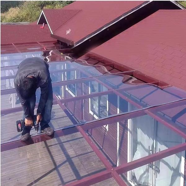 商品名:  Clear 1.8mm PC UV Resistance Daylighting Panels, Outdoor Clear Roof Sheet, Polycarbonate Sunshine Board, for Green...