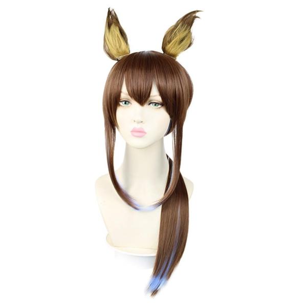 商品名:  Women Cosplay Synthetic Wig with Faux Rabbit Ears Bangs Cosplay Wig Cosplay Halloween Costume Wig for Halloween Pa...
