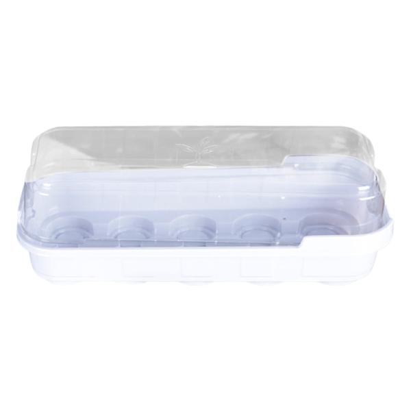 商品名:  FRAKYEN Seed Starter Tray with Adjustable Humidity Dome and Clear Lids Seed Starting Trays 10 Cells Durable Growin...