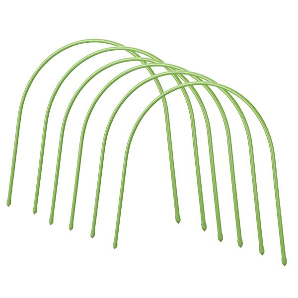 商品名:  6 Pack Plant Support Garden Stakes, Greenhouse Hoops, Garden Hoops Grow Tunnel, Garden Stakes,Plant Grow Support T...