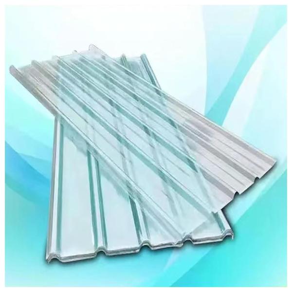 商品名:  1mm Thick FRP Daylighting Panels,Clear Roof Sheet,Corrugated Roofing Rainproof Board,Sun Protection Heat-Insulatin...