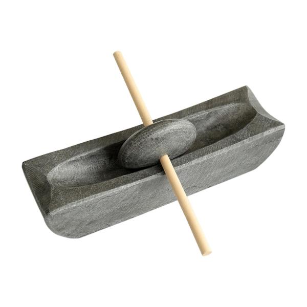 商品名:  YWJLQH Tea Grinding Small Mortar Stone Roller Multipurpose Deepened Crusher Roller Spice Grinding Set for Matcha T...