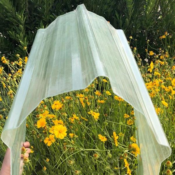 商品名:  KDDFN Corrugated Roof Sheeting,1.5mm Roofing Sheets,Impact Resistance FRP Roofing Tiles,Cladding Walling Sheeting,...