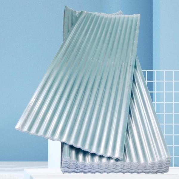 商品名:  KDDFN Clear Roof Sheet,Corrugated Roofing Cladding,Rainproof Building Roofing Material,FRP Daylighting Panels,1mm ...