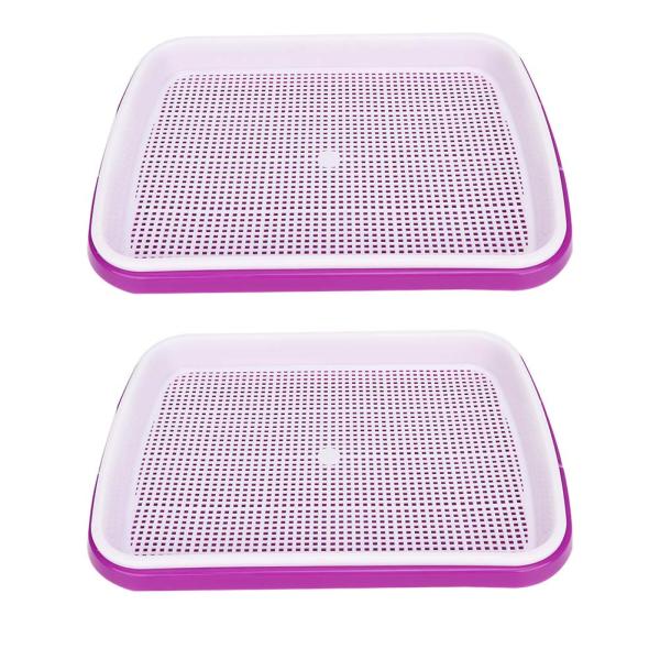 商品名:  2Pcs Growing Trays, Double Layer Hydroponics Flower Plant Seed Germination Tray Seedling Tray Seed Nursery Pot Pur...