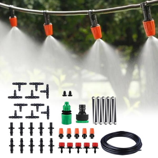 商品名:  Drip Irrigation System,Vacation Plant Watering System,Atomizing Garden Watering System with Adjustable Drip Emitte...