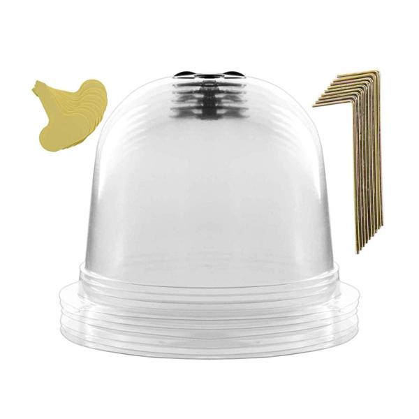 商品名:  BVCED Plant Protector Cover, Garden Cloche Plant Dome, Plastic Plant Bell Cover Reusable Mini Greenhouse, with 18 ...