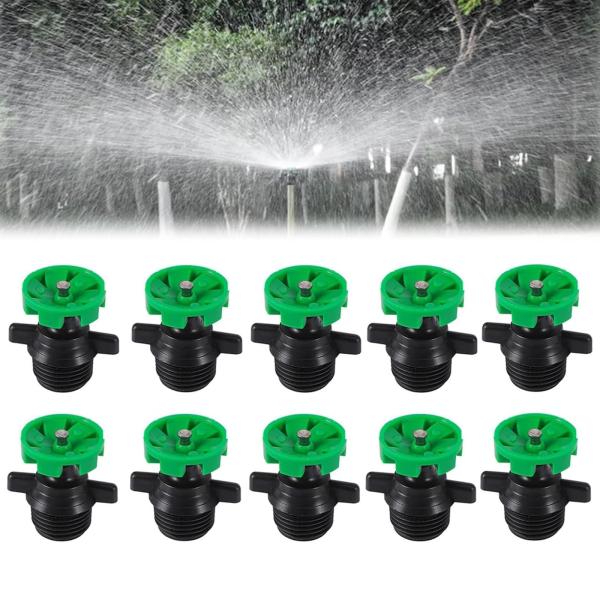 商品名:  10pcs 1/2inch Automatic Rotating Sprinkler Heads Micro Sprinkler, 360 Degree Micro Rotary Nozzle Sprinklers, Unive...