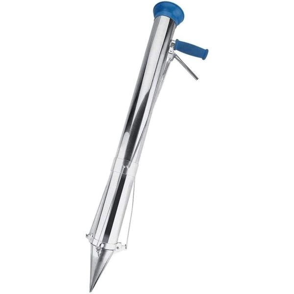 商品名:  Bulb Planter Tool Long Handle, Stainless Steel Bulb Planter Multi-Functional Vegetable Seedling Transplanter Manua...