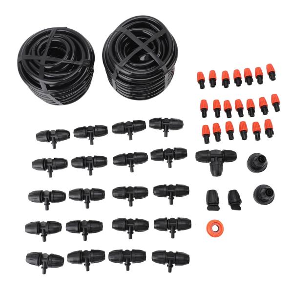 商品名:  Drip Irrigation System Kit, 65.6FT Tubing Drip Irrigation System with Quick Connector DIY Automatic Watering Syste...