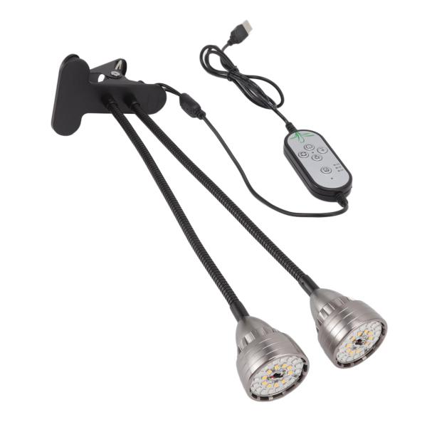 商品名:  Plant Grow Light, Anti Slip Base USB Powered Succulents Grow Fill Light Anti Oxidation Double with Clip for Greenh...