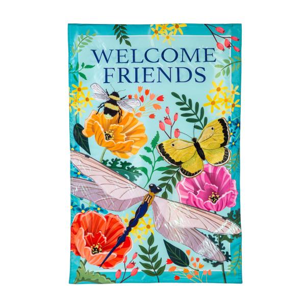 商品名: エバーグリーンフラッグ Wecome スプリングハウスフラッグ 60.26×44cm ガーデンフラッグ 屋外装飾 家庭や庭用(温室) Evergreen Flag Wecome Spring House Flag, 28 x 44...