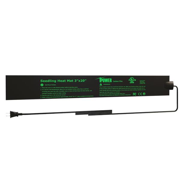 商品名: iPower 丈夫な苗用ヒートマット 暖かい 7.62cm x 50.8 cm 水耕栽培加熱パッド 種子開始温室および発芽用 防水 iPower Durable Seedling Heat Mat Warm 3" x 20" Hy...