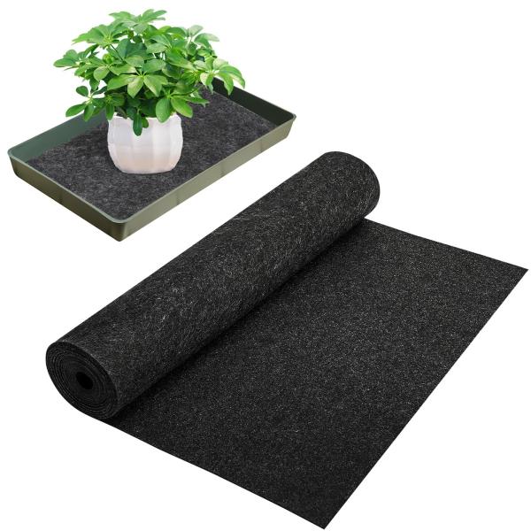 商品名: 自動植物散水マット 厚さ3mm 自己散水キャピラリーマット 9.2フィート x 25インチ フェルト植物吸水マット 温室水耕栽培屋内鉢植え植物種子発芽水耕栽培鉢植え Automatic Plant Watering Mat 3mm...