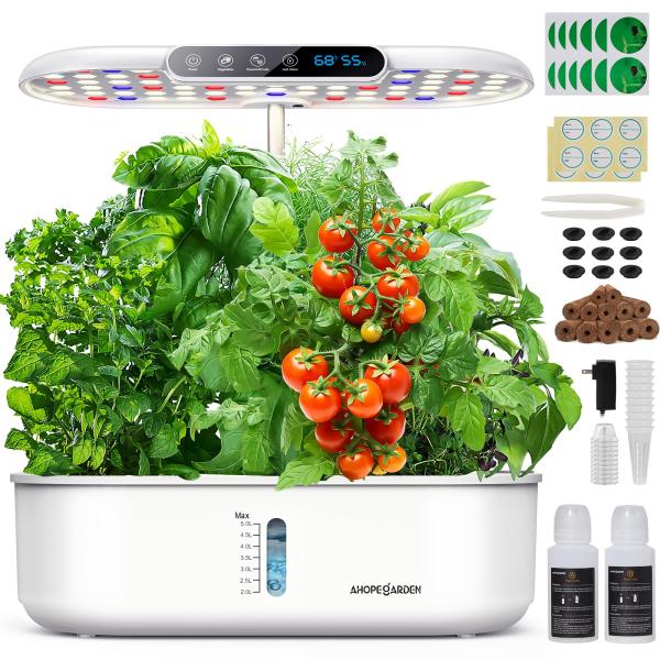 商品名: Ahopegarden 水耕栽培システム Ahopegarden Hydroponics Growing System with 12 Pods, Indoor Garden Kit with LED Grow Light &am...