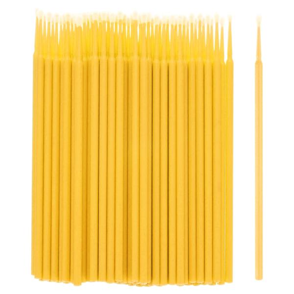 商品名: M METERXITY 花粉交配ブラシ100本パック 0.1インチ/2.5mm プラスチック野菜花粉交配者ペン 手動受粉ツール ガーデニング/温室/水耕栽培植物/花用 [イエロー] M METERXITY 100-Pack Pol...