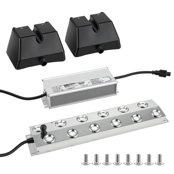 商品名: AotoParts 12ヘッド超音波ミストメーカー(9000ml/H)、超音波噴霧器400W防水電源&amp;フロート、池用超音波ミスター、野菜保存、風景、芝生 Pond Fogger with Float ? 12 Head U...