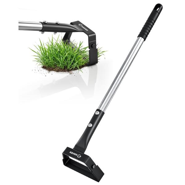 商品名: Saker Mini Stirrup 鍬 精密除草用、ガーデンフラ鍬ツール 中空台形ブレード付き 隆起したベッド、温室、小さなスペース用 Saker Mini Stirrup Hoe for Precision Weeding, ...